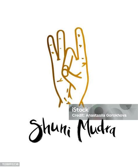 Shuni Mudra요가 손가락 제스처 무드라에 대한 스톡 벡터 아트 및 기타 이미지 무드라 개념 개념과 주제 Istock