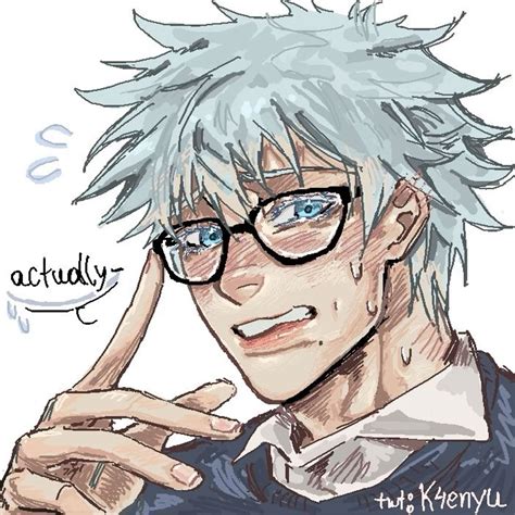 Gojo Satoru Cute Gojo Drawing Nerd Gojo Fanart Gojo Satoru Jjk