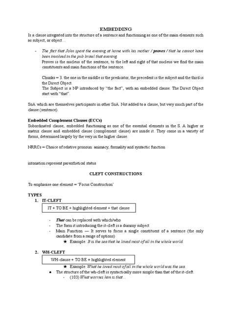 Embedding Pdf Clause Linguistic Typology