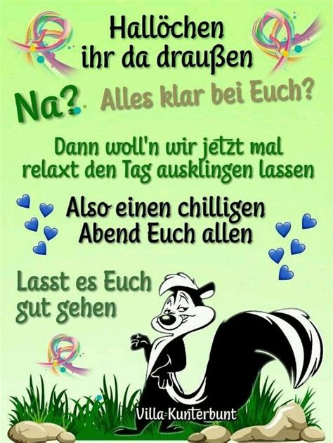 Pin von Heike Wahrn auf Feierabend Gute nacht Guten abend grüße