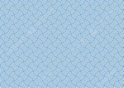 Blue And White Overlapping Circles Wave Pattern Background Wallpaper Japanese Wave Pattern