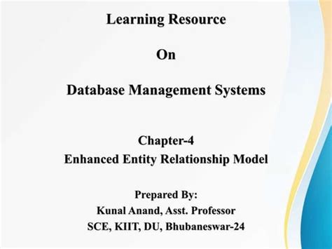 Chapter 1 Introduction To Database Management Systems Pptx