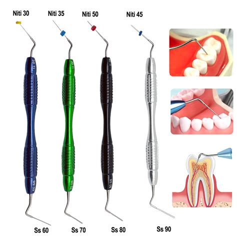 Dental Endodontic Hand Plugger Dental Gutta Percha Filler Oral Root