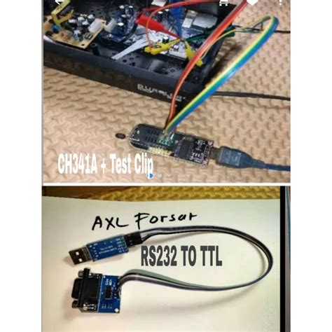 Jual Paket Alat Flash Rx CH341A Dan USB TTL To RS232 Shopee Indonesia