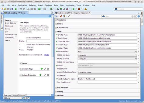 organizing hierarchical data with tree structures 11g release 1 11 1