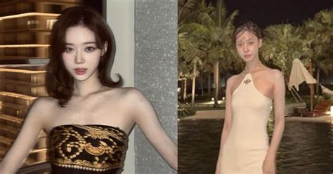 베트남 여행중 드레스입고 현재 너무 예쁘다고 난리난 여가수 깜짝 놀랄 슬림핏밀착드레스룩 어썸클