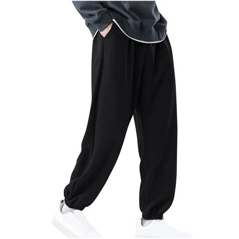 Lmcalzta Sweatpants For Men Elastic Waisted Active Athletic Workout