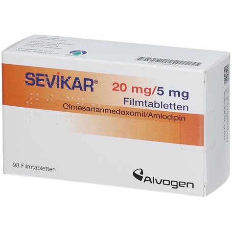 Sevikar 20 Mg5 Mg Filmtabletten 98 St Mit Dem E Rezept Kaufen Shop