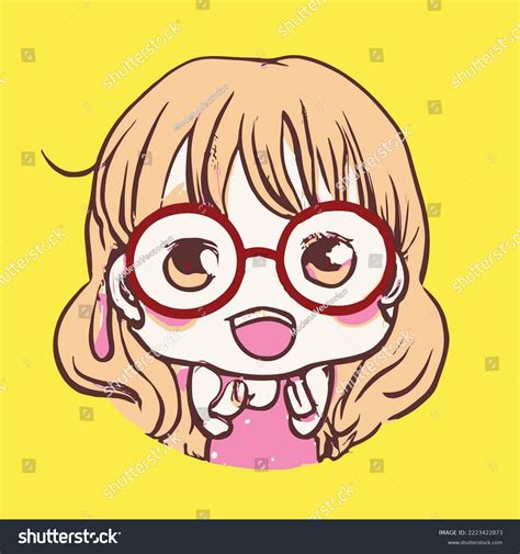 Cute Girl Vector Illustration Vector Cartoon Stock Vector Royalty Free