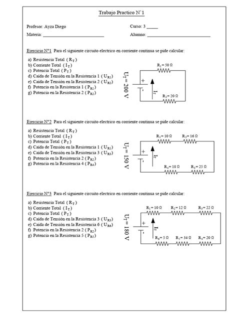 trabajo practico n 1 t t t r1 r2 r1 r2 pdf resistencia eléctrica y