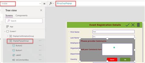 powerapps popup message box with examples spguides