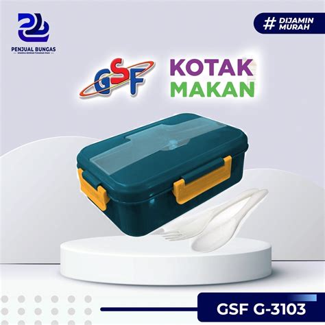 Jual LUNCH BOX SET KOTAK BEKAL MAKAN JERAMI GANDUM KOTAK MAKAN GSF G ML Shopee Indonesia