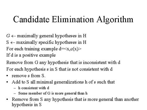 Outline Inductive Bias Generalto Specific Ordering Of Hypotheses
