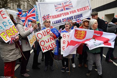 From London To Boston And Warrington Britons Mark Brexit In Style