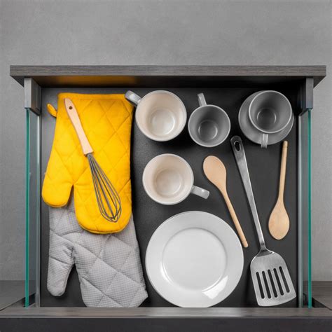 Vertex External Drawer 40kg With Glass Side Panel Height 131mm Depth