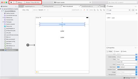 sqlite with xamarin ios