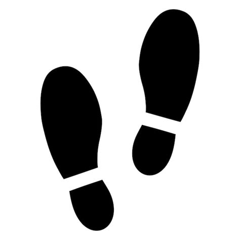 Premium Vector Human Foot Steps Vector Illustration