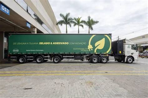 Henkel inicia uso do primeiro caminhão elétrico de toneladas no Brasil Motor em Ação