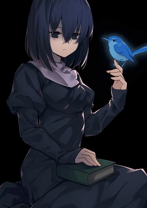 Tierra Misu Kuonji Alice Lost Robin Rondo Mahou Tsukai No Yoru Highres 1girl Bird Bird On