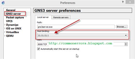 Error When Connecting To The Gns3 Server Linulokasinx