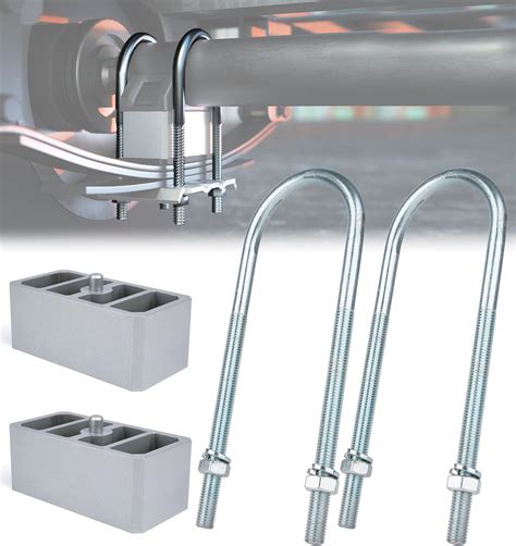 Lupar Universal Leaf Spring Lowering Block Kit Heavy Duty