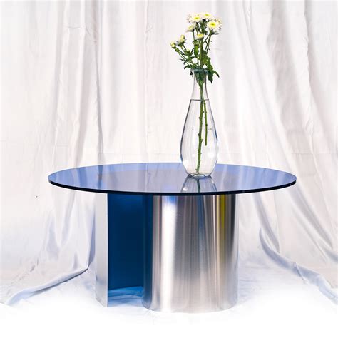 Bt01 Contemporary Coffee Table In Aluminium And Pmma For Sale At