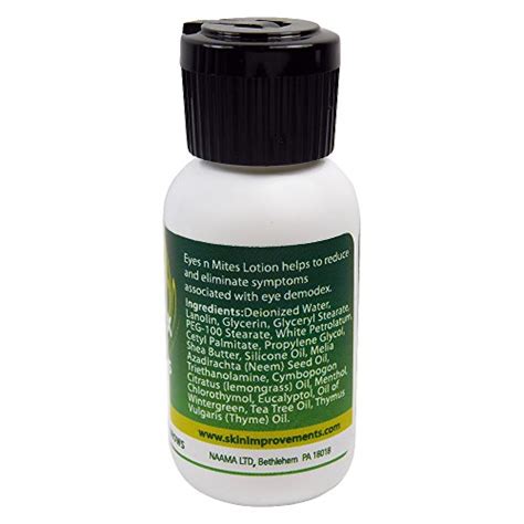 Demodex Lotion Eyes N Mites Treatment Of Eyelids Eyelashes Eyebrows
