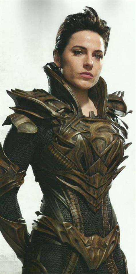 Dc Comics And Arrowverse Antje Traue Man Of Steel” Promoshoot