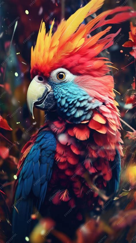 Premium Ai Image Cute Samurai Cockatoo With A Comic Style Ai Generated