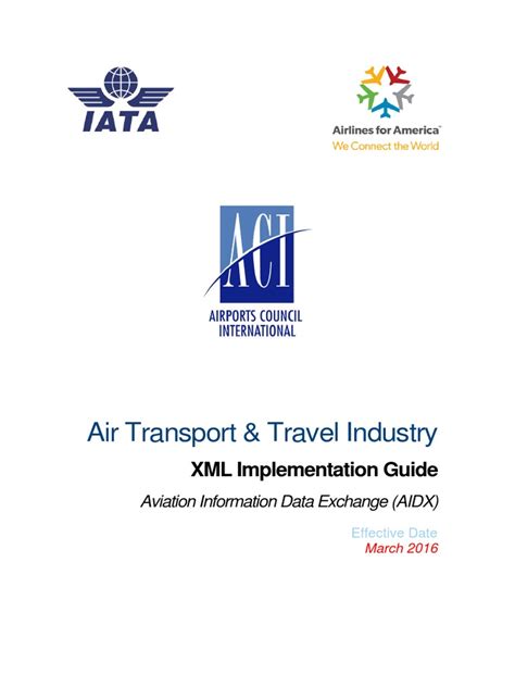 Aidx Xml Imp Guide V161 Pdf Xml Schema Xml