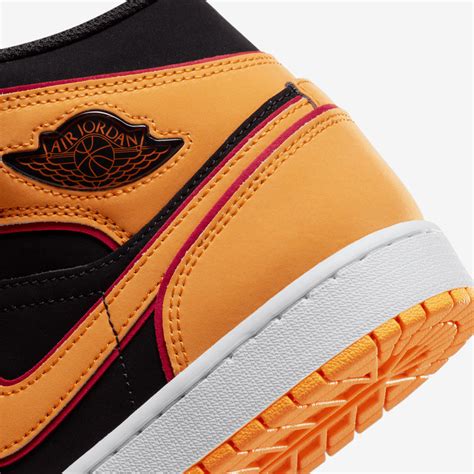 Nike Air Jordan 1 Mid Se Vivid Orange 28cm Fj4923 008 メンズシューズ
