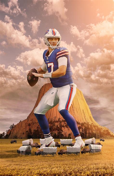 Josh Allen Cool Graphic Hd Wallpaper