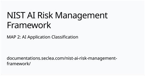 Map 2 Ai Application Classification Nist Ai Risk Management Framework