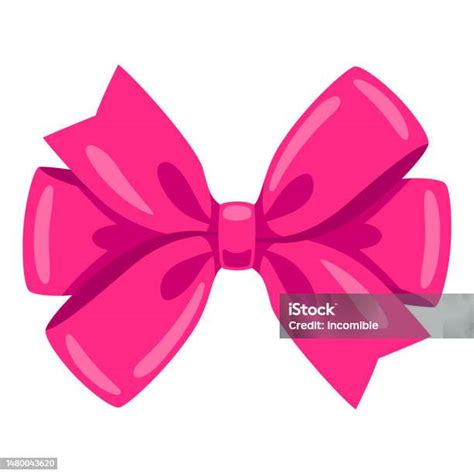핑크 새틴 활 그림입니다 카드 장식과 디자인을위한 매듭이있는 리본 벡터에 대한 스톡 벡터 아트 및 기타 이미지 벡터 선물 공단 Istock