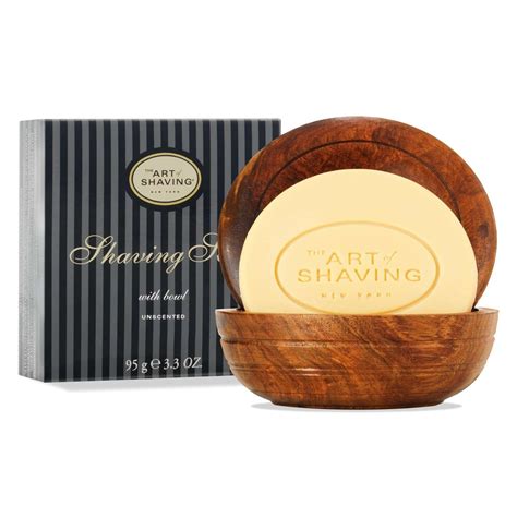 The Art Of Shaving Shaving Soap With Wooden Bowl
