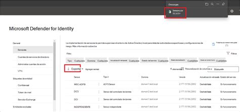 Administración Y Actualización De Sensores Microsoft Defender For