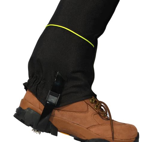 Waterproof Outdoor Hiking Walking Nylon Gaiters With Crampons Leg
