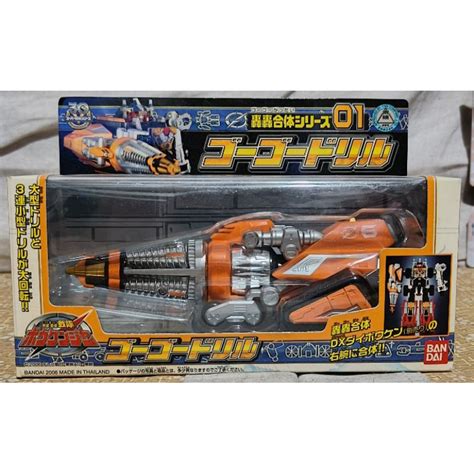 特賣出清 日版 現況品 轟轟戰隊 冒險者 Dx轟轟合體武裝01 轟轟6號鑽地機 蝦皮購物