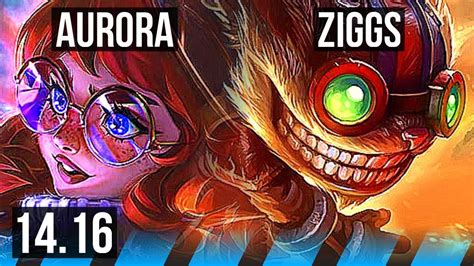AURORA Vs ZIGGS MID 15 2 7 66 Winrate Legendary EUW Master