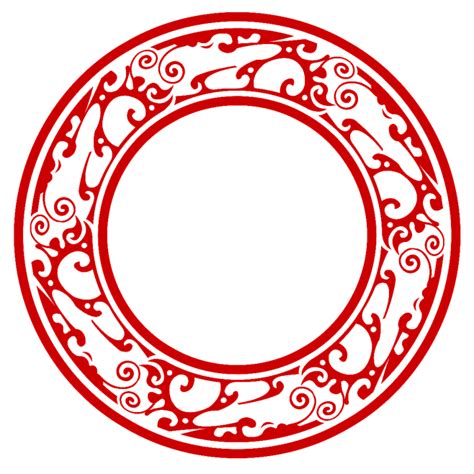 环形花纹 免扣png