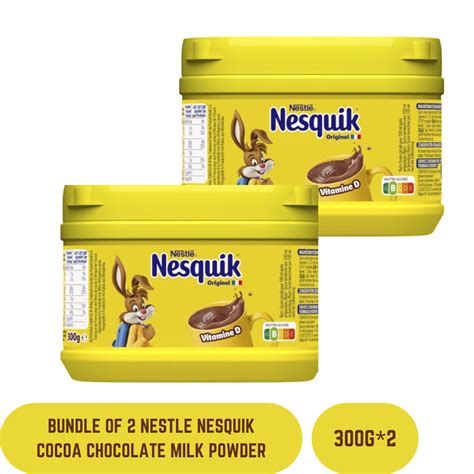 Bundle Of 2 Nestle Nesquik Cocoa Chocolate Milk Powder 300g Best