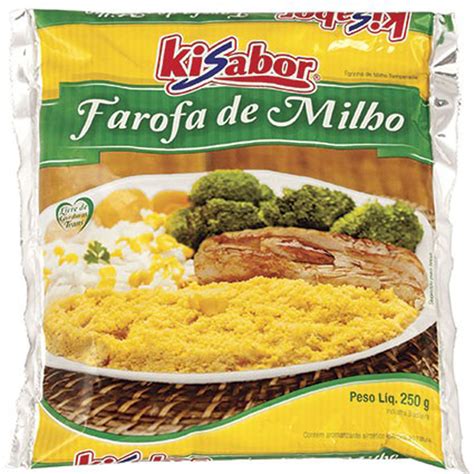 Farofa Pronta De Milho Kisabor 250g
