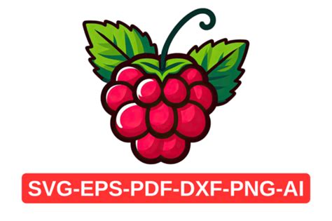 Raspberry Clipart Svg Vector Art Png Graphic By Artful Assetsy · Creative Fabrica