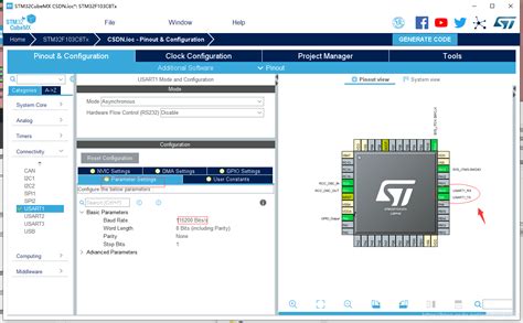 Stm32 Mx Cube 学习笔记 03 Usart配置 Stm32 Cubemx 重新定义uart名称 Csdn博客