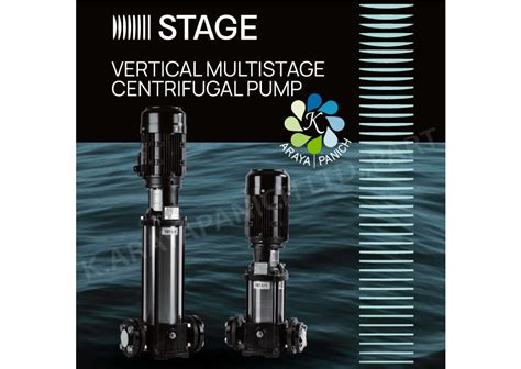 ปั๊มน้ำทรงตั้งสเตจ Stage รุ่น Vst เป็นปั๊มน้ำแนวตั้งหลายใบพัด