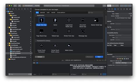 Setting Up An Xcode Project To Develop Cocoa And Cocoa Touch Frameworks