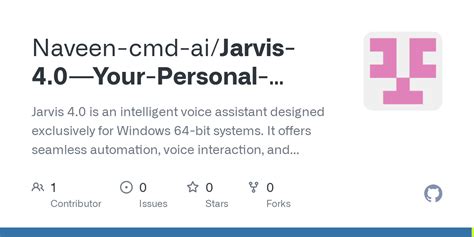 Github Naveen Cmd Ai Jarvis Your Personal Voice Assistant For