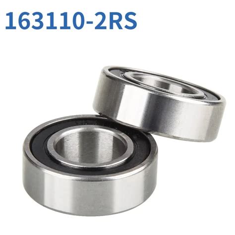 1 Pair Bike Hub Bottom Bracket Bearings 163110 2RS (16x31x10mm) For ...