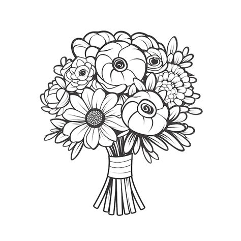 Premium Ai Image Flower Bouquet Vector