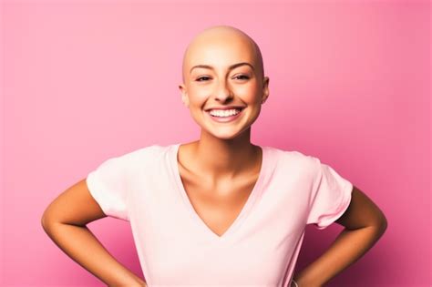 Premium Photo Empowering Woman Battling Cancer With Unyielding